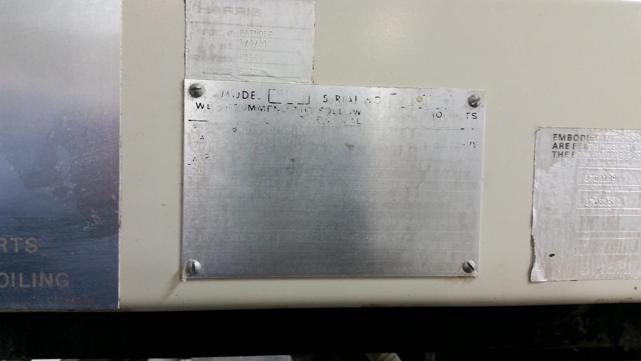 Lot #68: Harris UB11 Perfect Binder, 36 Station Gathering System ...